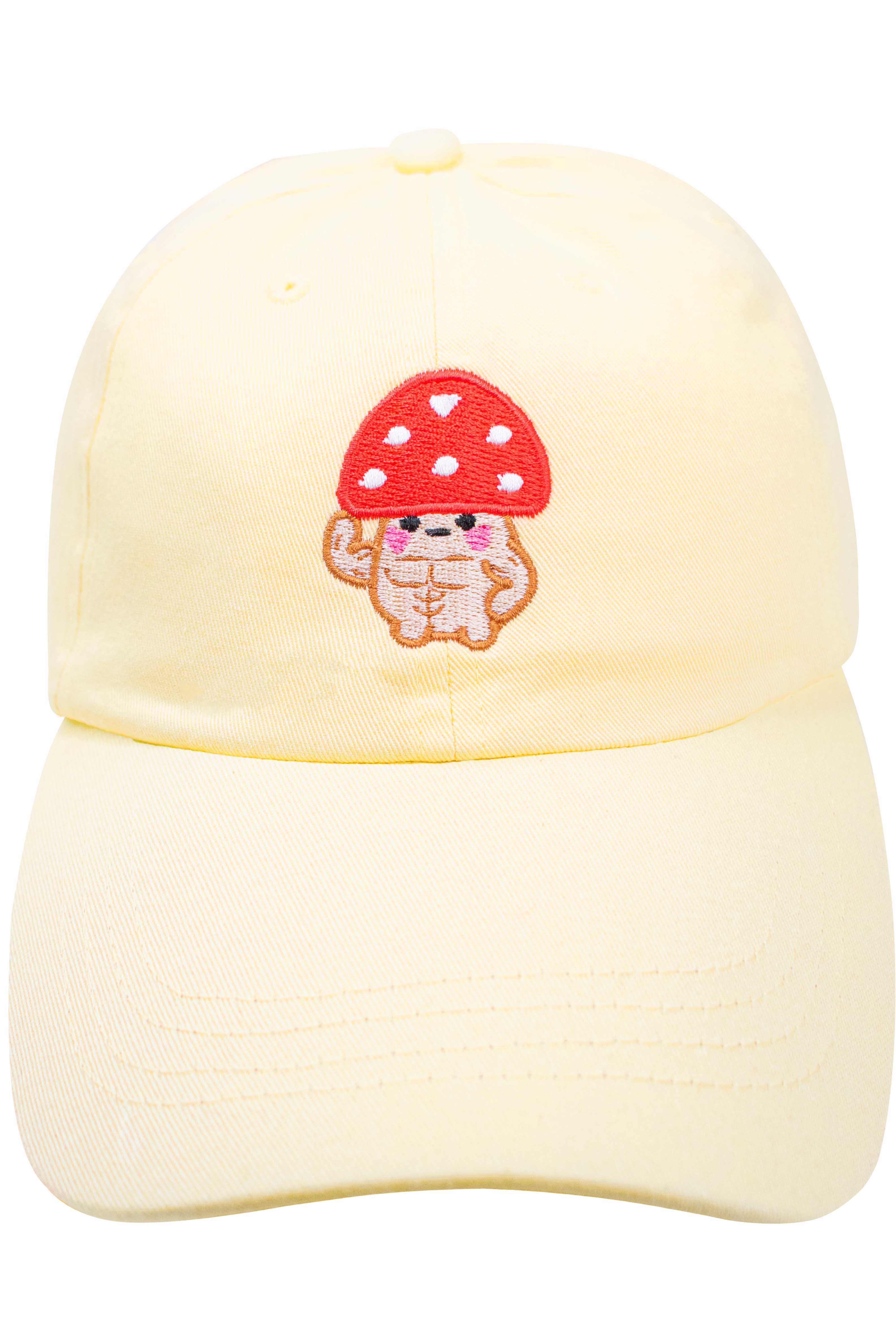 Mighty Mushroom Friend Embroidered Cap