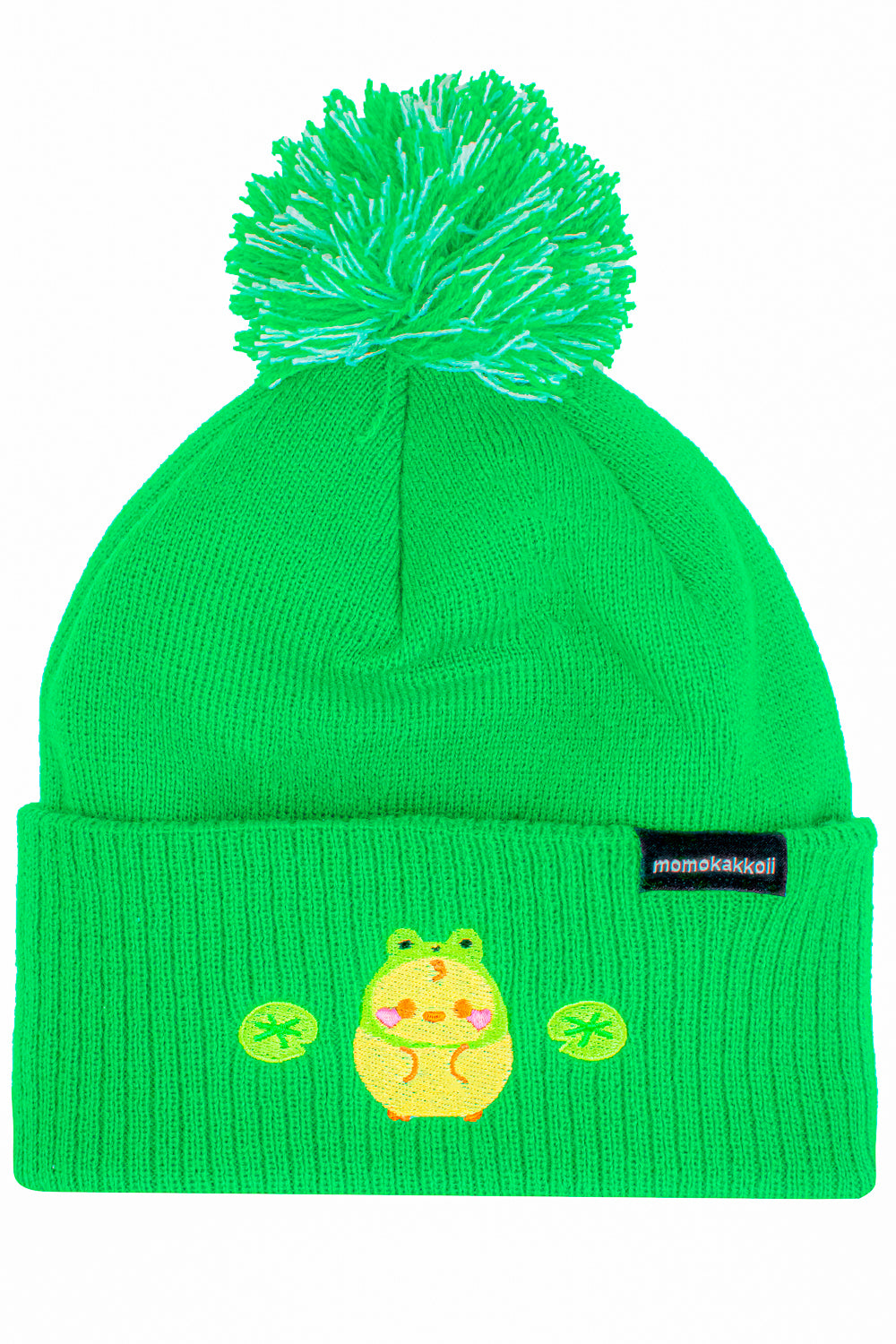 Hana The Chick Wearing Albert Hat Embroidered Beanie