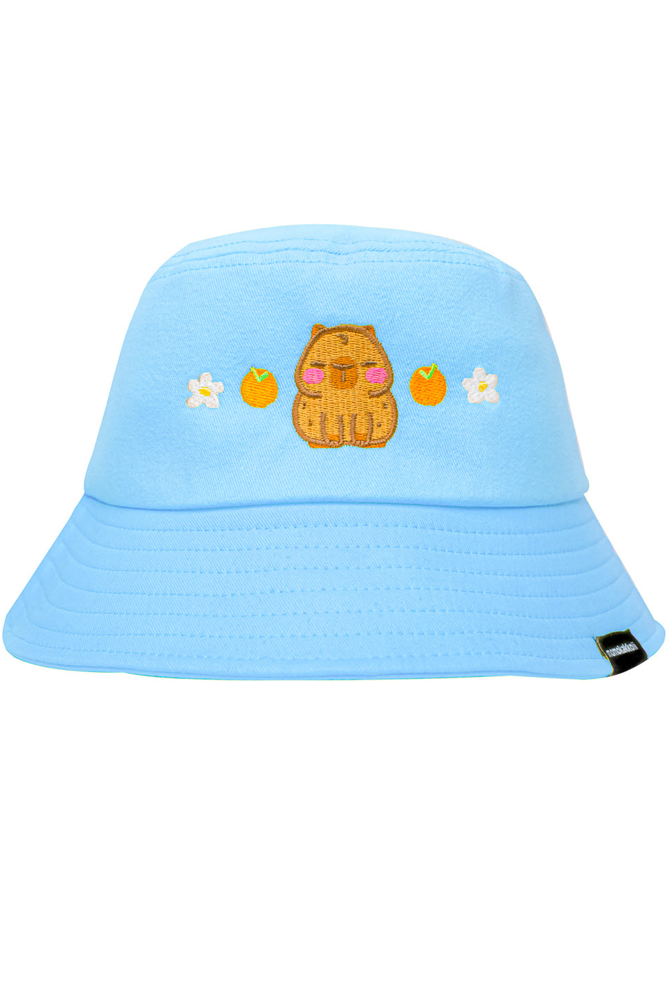 Theo The Capybara Embroidered Bucket Hat