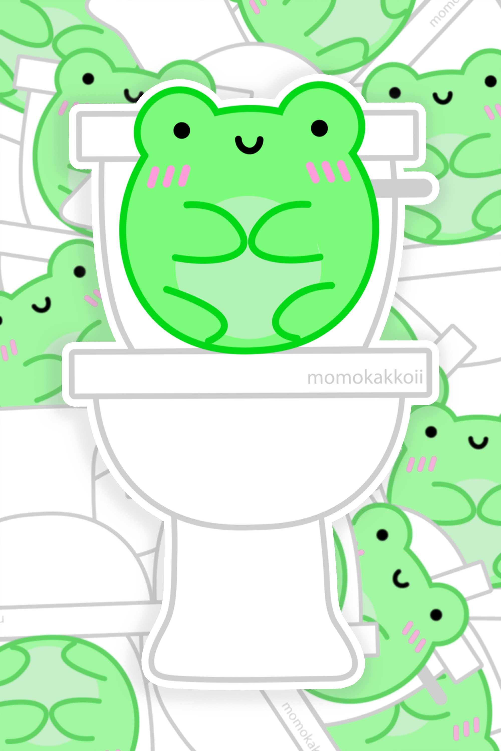 Toilet Albert Vinyl Sticker