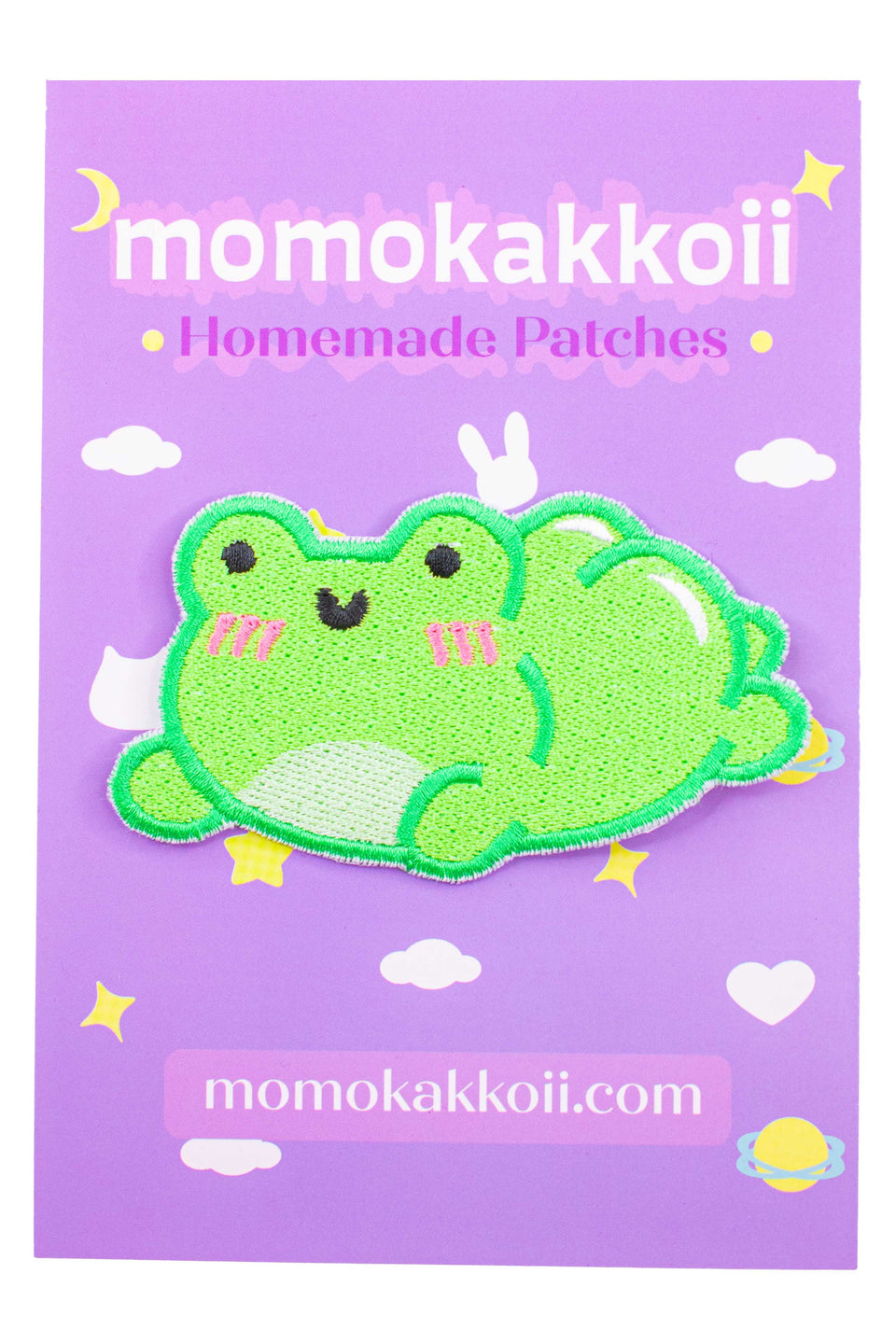 Thicc Albert The Frog Handmade Embroidered Patch