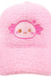 Xoxi The Axolotl Wink Embroidered Fluffy Cap